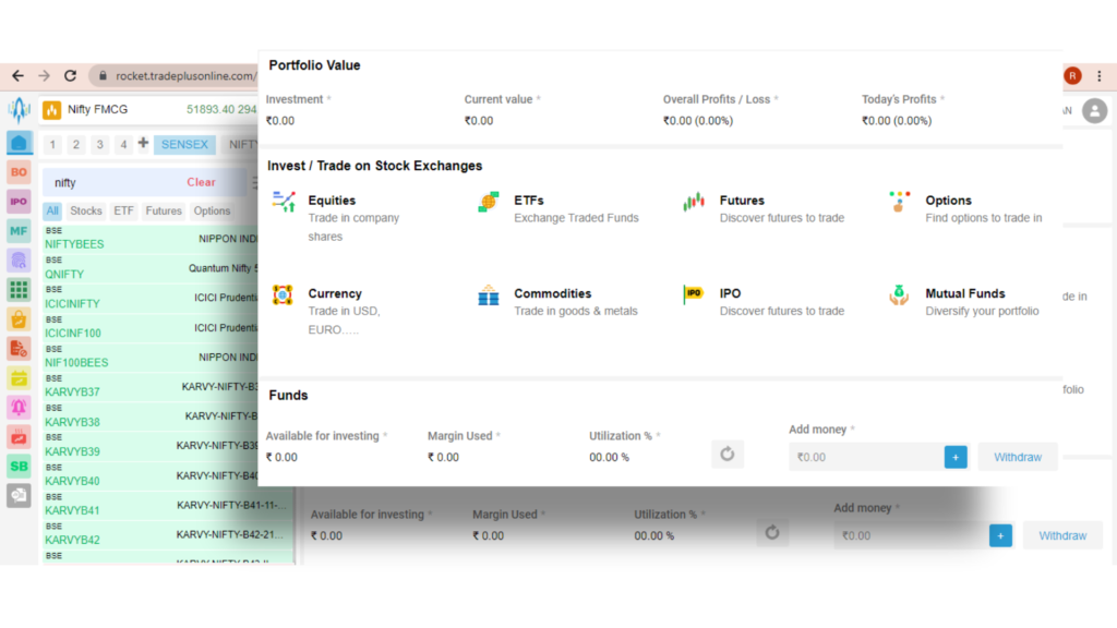 All New Rocket WEB App – Best Web Trading Platform