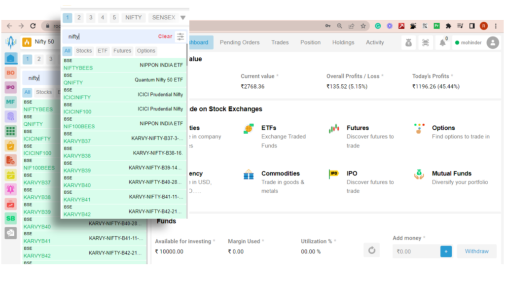 All New Rocket WEB App – Best Web Trading Platform