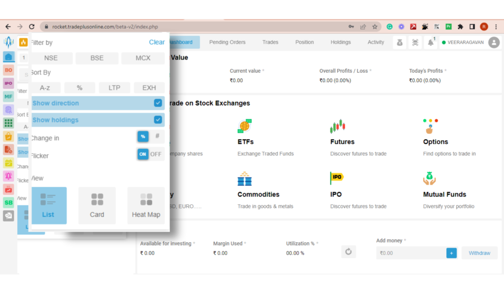 All New Rocket WEB App – Best Web Trading Platform